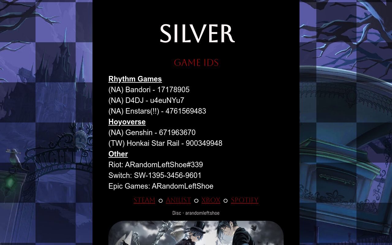 SilversGameIDs